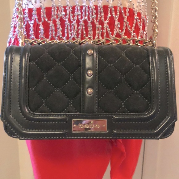 bebe | Bags | Bebe Olive Green Crossbody Bag With Gold Chain Strap ...